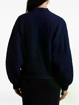 Polo Ralph Lauren Cable-knit Bomber Jacket