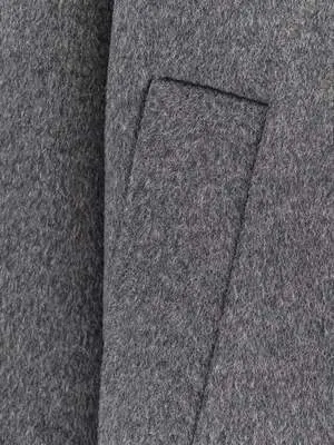 AMARANTO Wool-cashmere Blend Overcoat - Grey