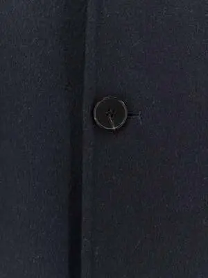 AMARANTO Outdoor Wool Coat - Blue