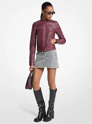 Women's Red Leather Jackets