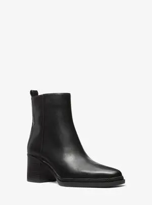 Michael Kors Lex Leather Boot - Black
