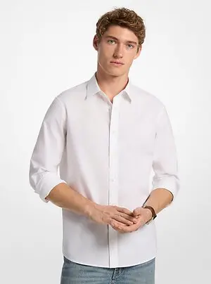 Michael Kors Stretch Cotton Shirt - White