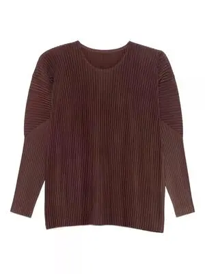Issey Miyake Textured Sweaters For Men