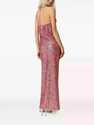 TWINSET Sequin-embellished Maxi Skirt With Slit