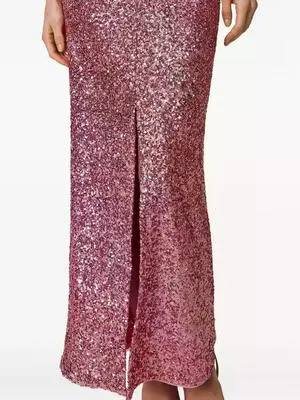 TWINSET Sequin-embellished Maxi Skirt With Slit