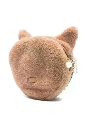 JIMMY CHOO Cross Body Bag With Fox-head Design - Brown