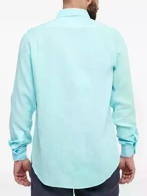 Paul & Shark Long-sleeve Linen Shirt - Blue
