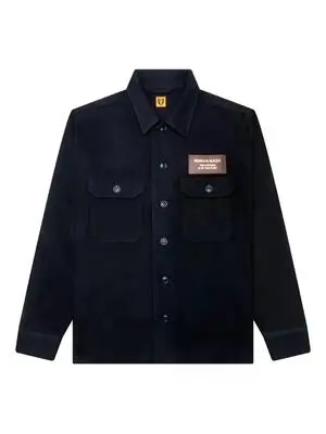 HUMAN MADE Embroidered-logo Overshirt