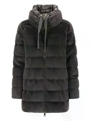 Herno Quilted Coat - Grey