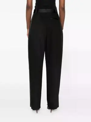 Imperial Tie-belt Pleated Trousers