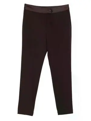 Imperial Button-fastening Cotton Trousers