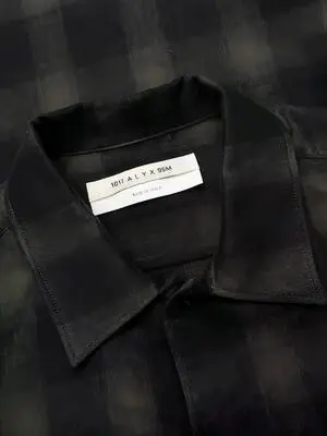 6 MONCLER 1017 ALYX 9SM Plaid-pattern Shirt