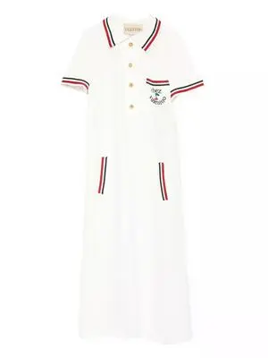 Valentino Garavani Polo Midi Dress - White