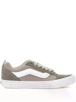 VANS Side Stripe Leather Sneakers - Grey