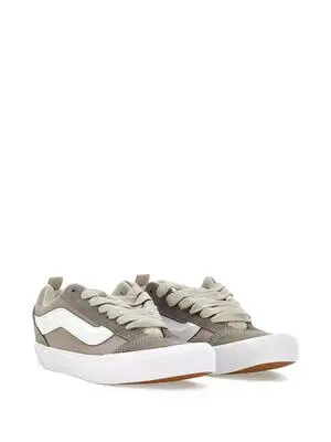VANS Side Stripe Leather Sneakers - Grey