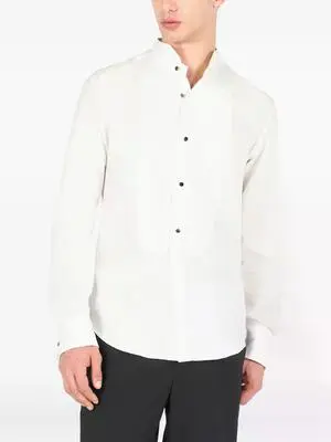 Roberto Cavalli Pleated-front Button Shirt