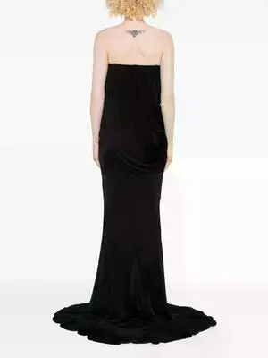 Giuseppe Di Morabito Draped Strapless Gown