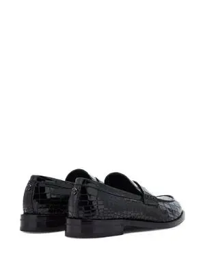 Roberto Cavalli Crocodile-embossed Loafers