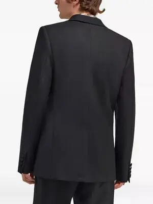 Roberto Cavalli Satin-lapel Single-button Blazer