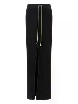 Rick Owens Pillar Fleece Skirt - Black