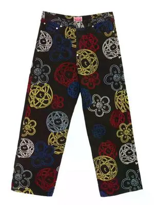 Kenzo Embroidered Bottoms For Men