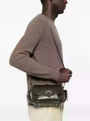 Hogan Flap Leather Shoulder Bag