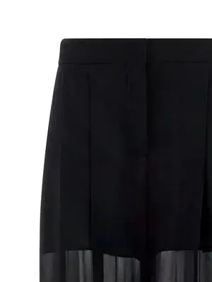 Alberta Ferretti Pleated-front Palazzo Trousers