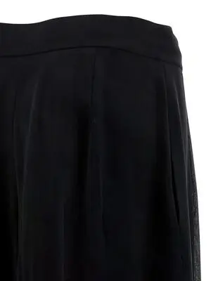 Alberta Ferretti Pleated-front Palazzo Trousers
