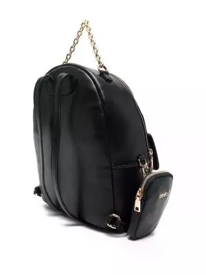 Liu Jo Chain-strap Backpack - 22222 Black