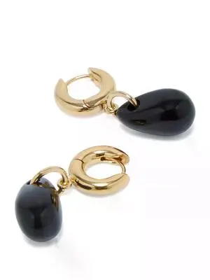 Isabel Marant Étoile Teardrop-stone Hoop Earrings - Gold