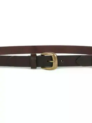 Etro Triple-buckle Leather Belt