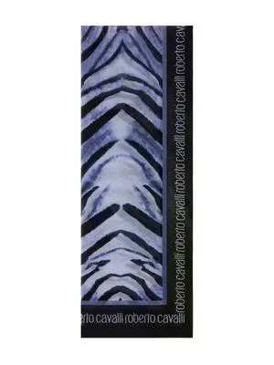 Roberto Cavalli Zebra-print Flat-hem Scarf