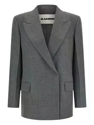 JIL SANDER Flap-pocket Blazer - Grey