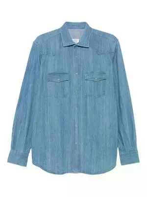 MAZZARELLI Double-pocket Denim Shirt