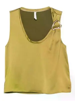 Imperial Ring-embellished Sleeveless Top