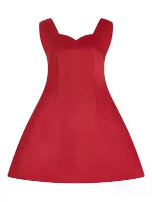 Rosie Assoulin Sweetheart-neck Mini Dress - Red