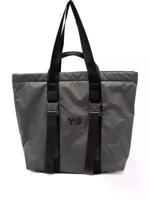Y3 Logo Tote Bag - Grey