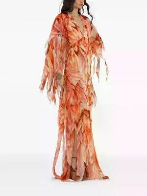 Roberto Cavalli Patterned Maxi Dress