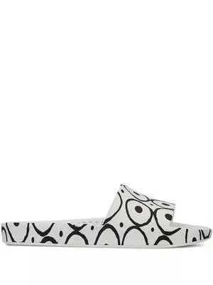 Melissa X Corso Bubbles-print Slides - White
