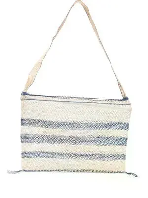 SLO_HAND_MADE Striped Tote Bag