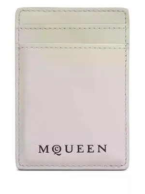 Alexander McQueen Logo-detail Leather Cardholders - White