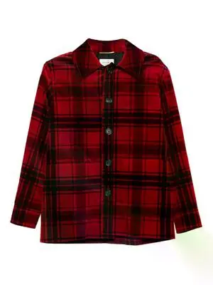 Saint Laurent Checked Jackets For Women