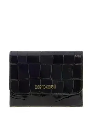 Roberto Cavalli Crocodile-embossed Wallet - Black