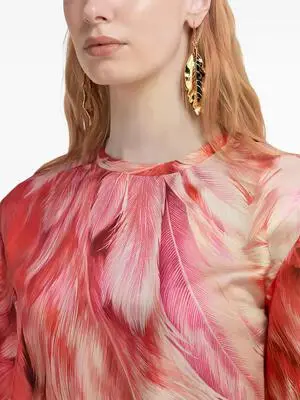 Roberto Cavalli Leaf-shaped Earrings