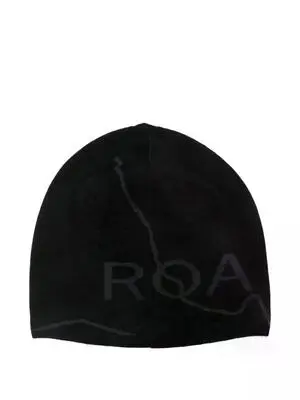 ROA Logo-print Beanie - Black