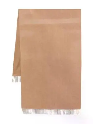 Max Mara Fringed Scarf - Neutrals