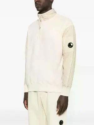 C.P. COMPANY Quilted Panel Half-zip Sweatshirt