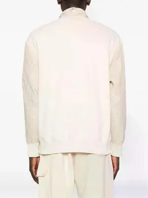 C.P. COMPANY Quilted Panel Half-zip Sweatshirt