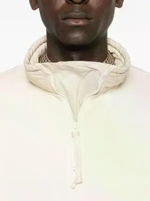 C.P. COMPANY Quilted Panel Half-zip Sweatshirt