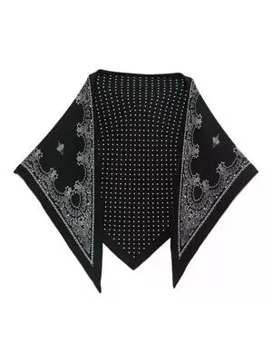 Destin Judy Triangular Scarf - Black